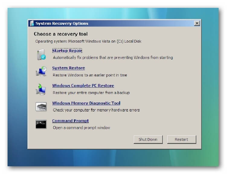 Cách sửa lỗi Windows Error Recovery - TRONG WIN VISTA, 7, 8, 10